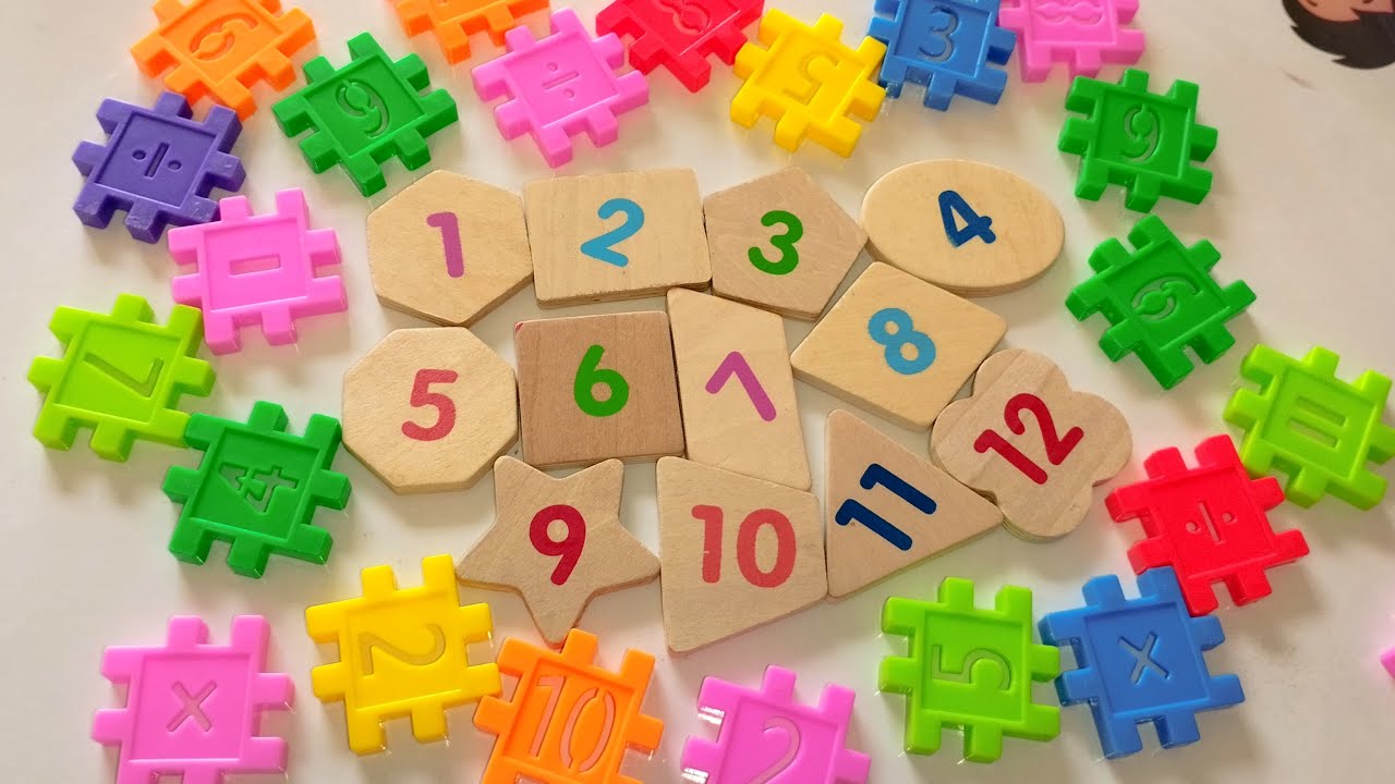 Let’s Learning Numbers, numbers, puzzle, Counting, Shapes with Activity ...
