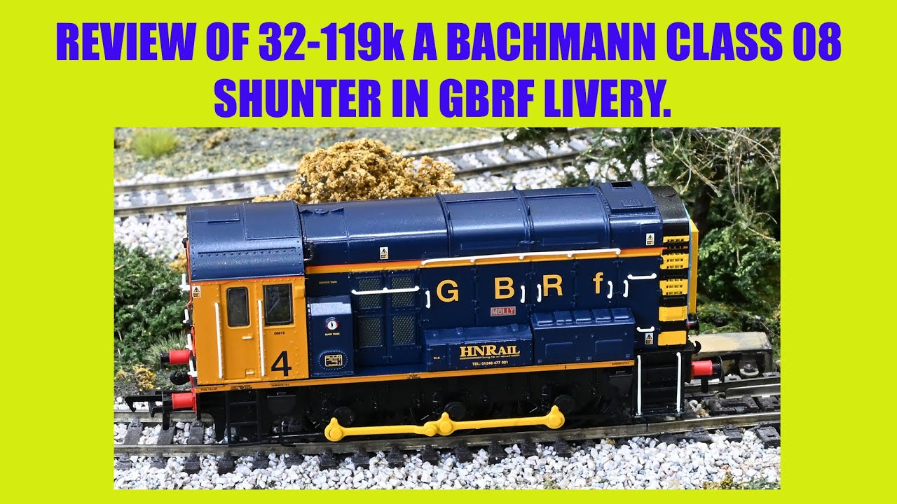 REVIEW of MOLLY CLASS 08 BACHMANN 32-119K - YouTube