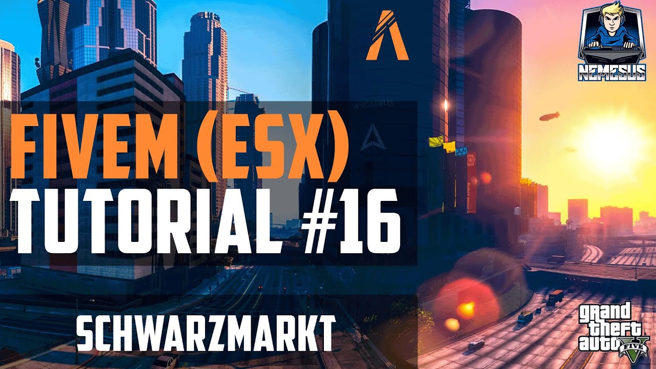 FiveM ESX Tutorial #16 - Schwarzmarkt + NativeUI [Roleplay] [GTA 5] [Deutsch] - YouTube
