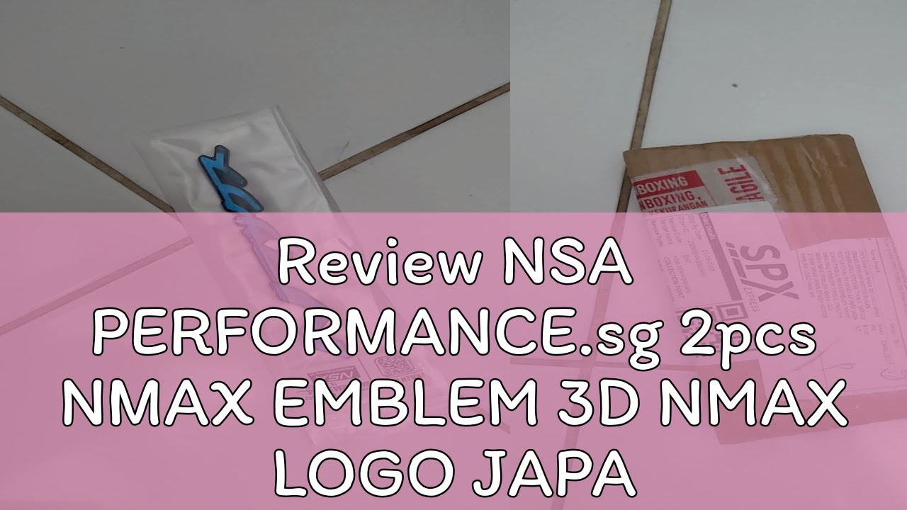 Review NSA PERFORMANCE.sg 2pcs NMAX EMBLEM 3D NMAX LOGO JAPAN ...