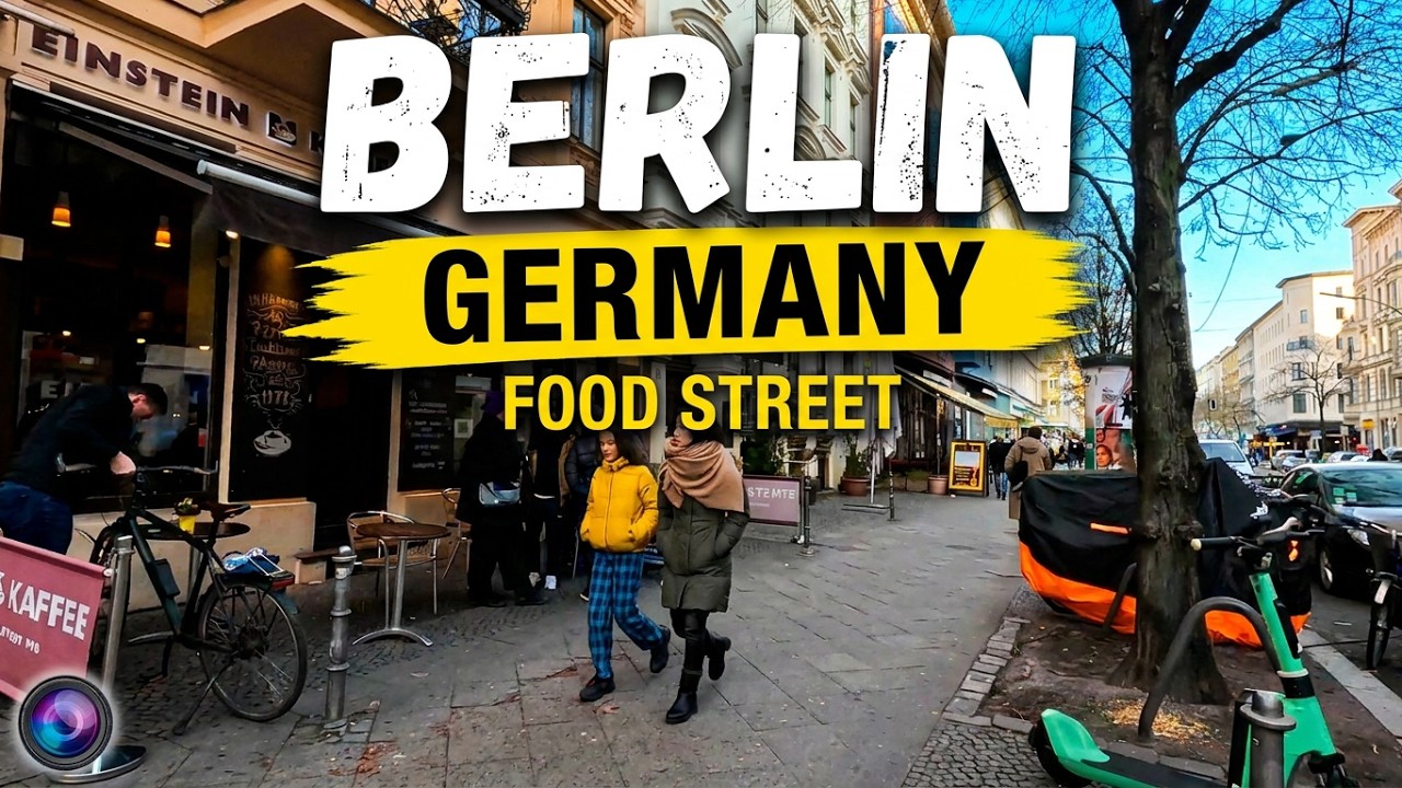 Germany, Berlin | Walking through food street | 4K HDR - YouTube