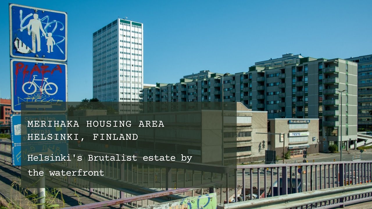 Merihaka Housing Area, a Brutalist estate in Helsinki, Finland - YouTube