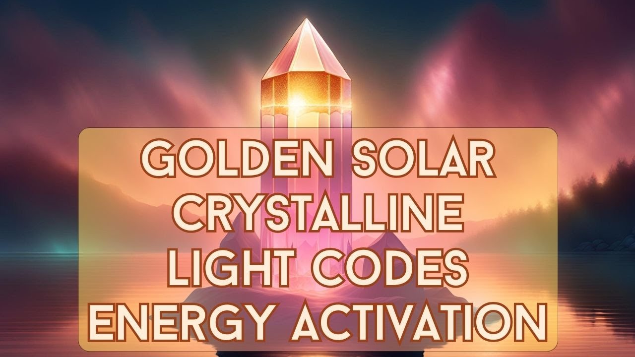 Solar Crystalline Light Codes Meditation: Activate Your Pineal Gland! - YouTube