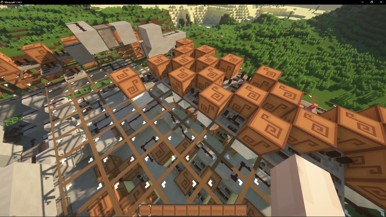 Minecraft DJ booth I made :) - YouTube