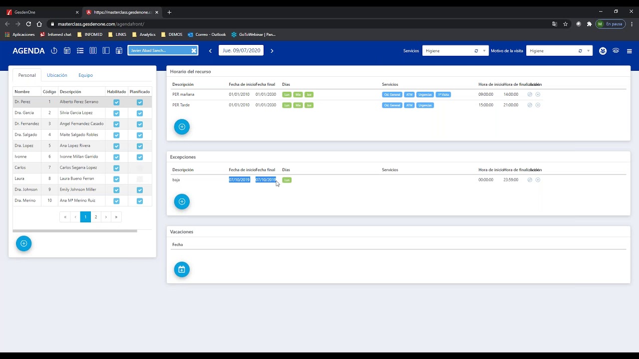 Gesden ONE Configuración y Formación - YouTube