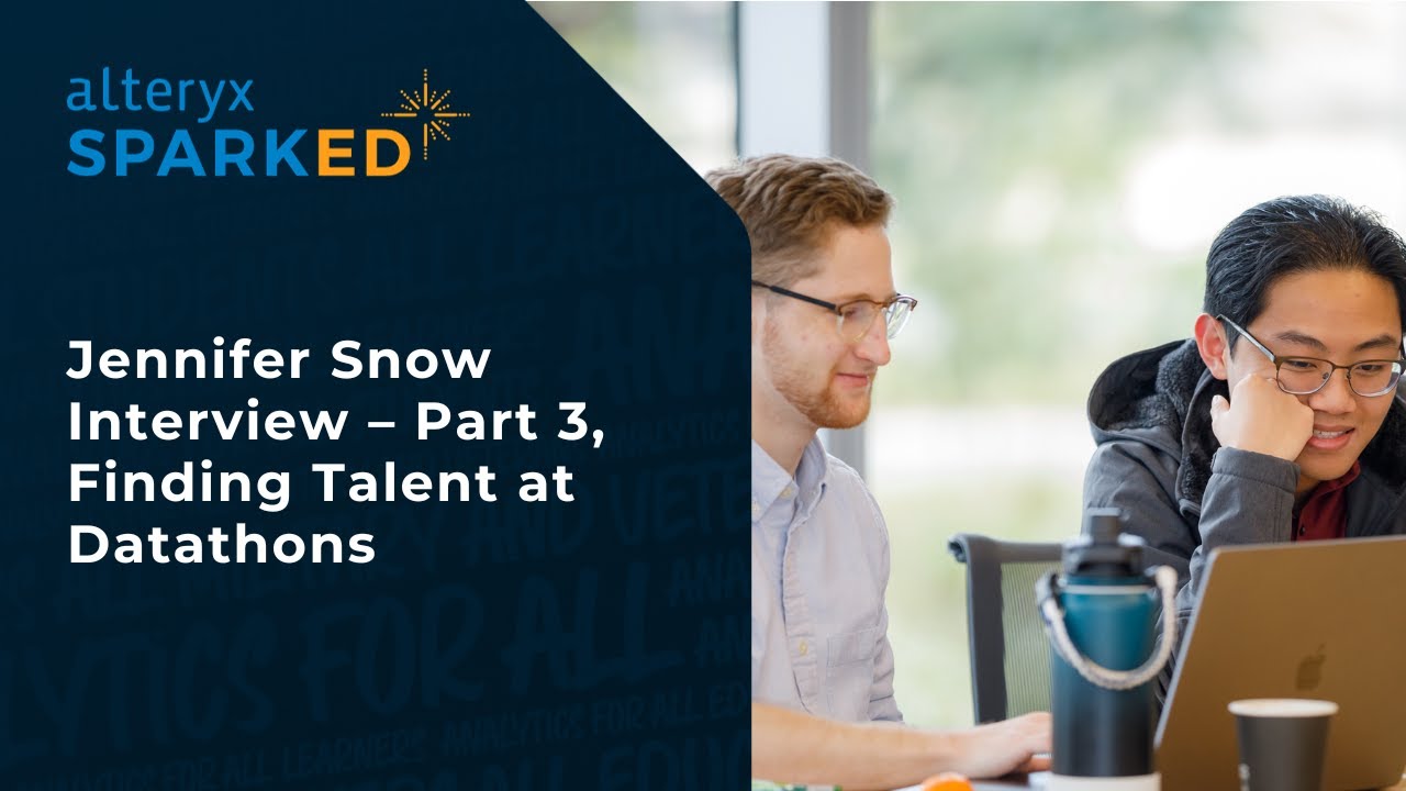 Jennifer Snow Interview – Part 3, Finding Talent at Datathons - YouTube