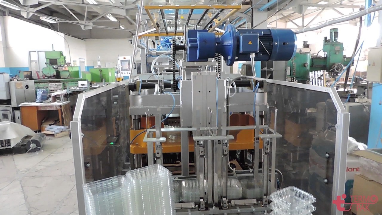 Forming - Cutting - Punching - Stacking. Fully automatic thermoforming ...