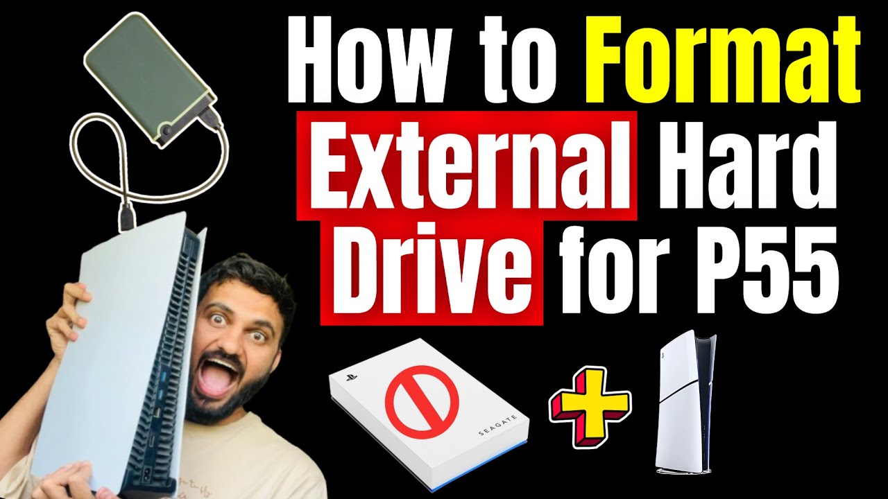 How to Format External Hard Drive as Extended Storage on PS5 ⚡#ps5 ...
