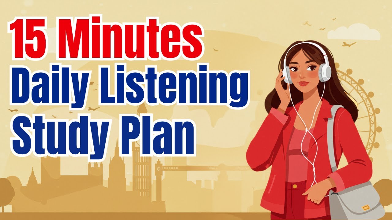English Podcast | 15-MINUTES DAILY LISTENING STUDY PLAN | Learn English ...
