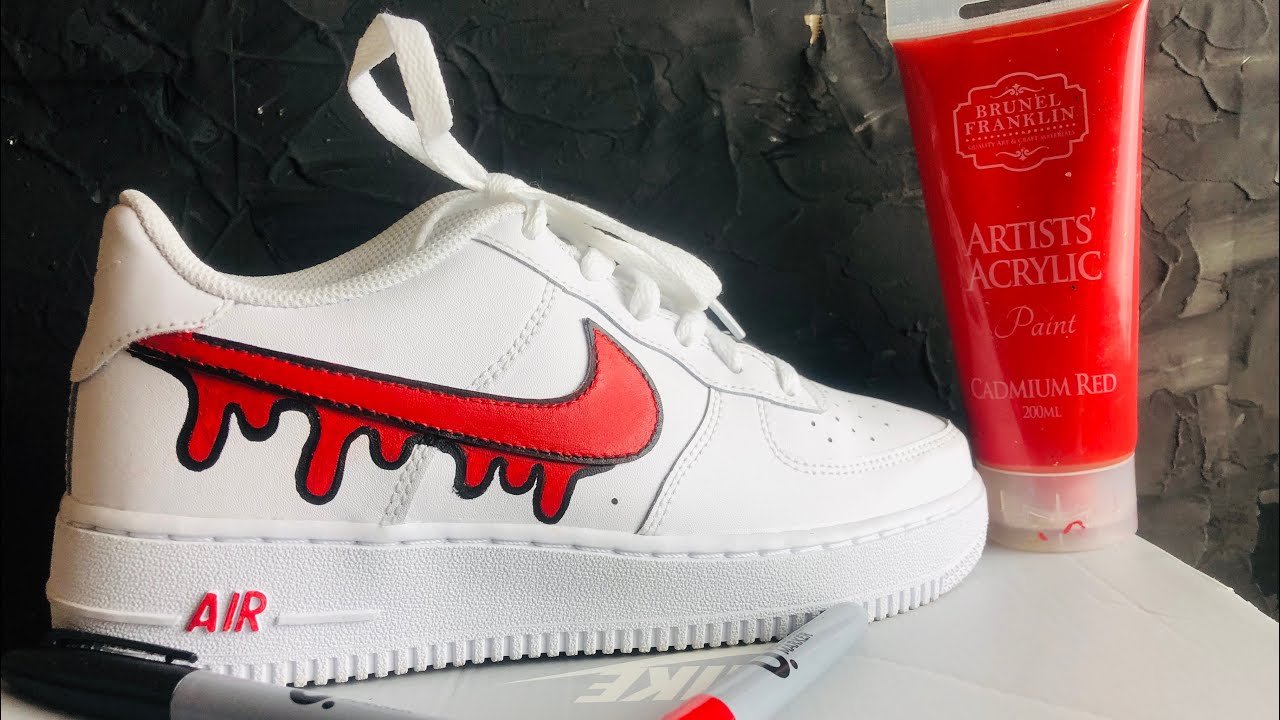 RED DRIP AF1’S TUTORIAL 🥵😱 - YouTube