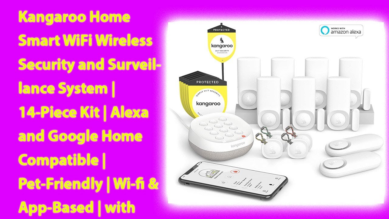 Kangaroo Home Smart WiFi Wireless Security and Surveillance System ...