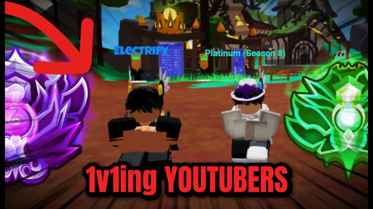 1v1ing Bedwars Youtubers Roblox Bedwars Youtube