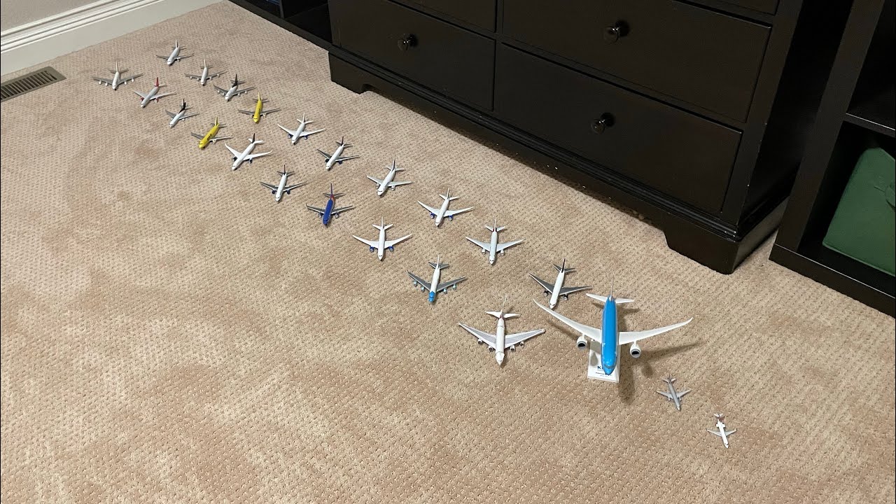 FULL Airplane Model Collection December 2023 - YouTube