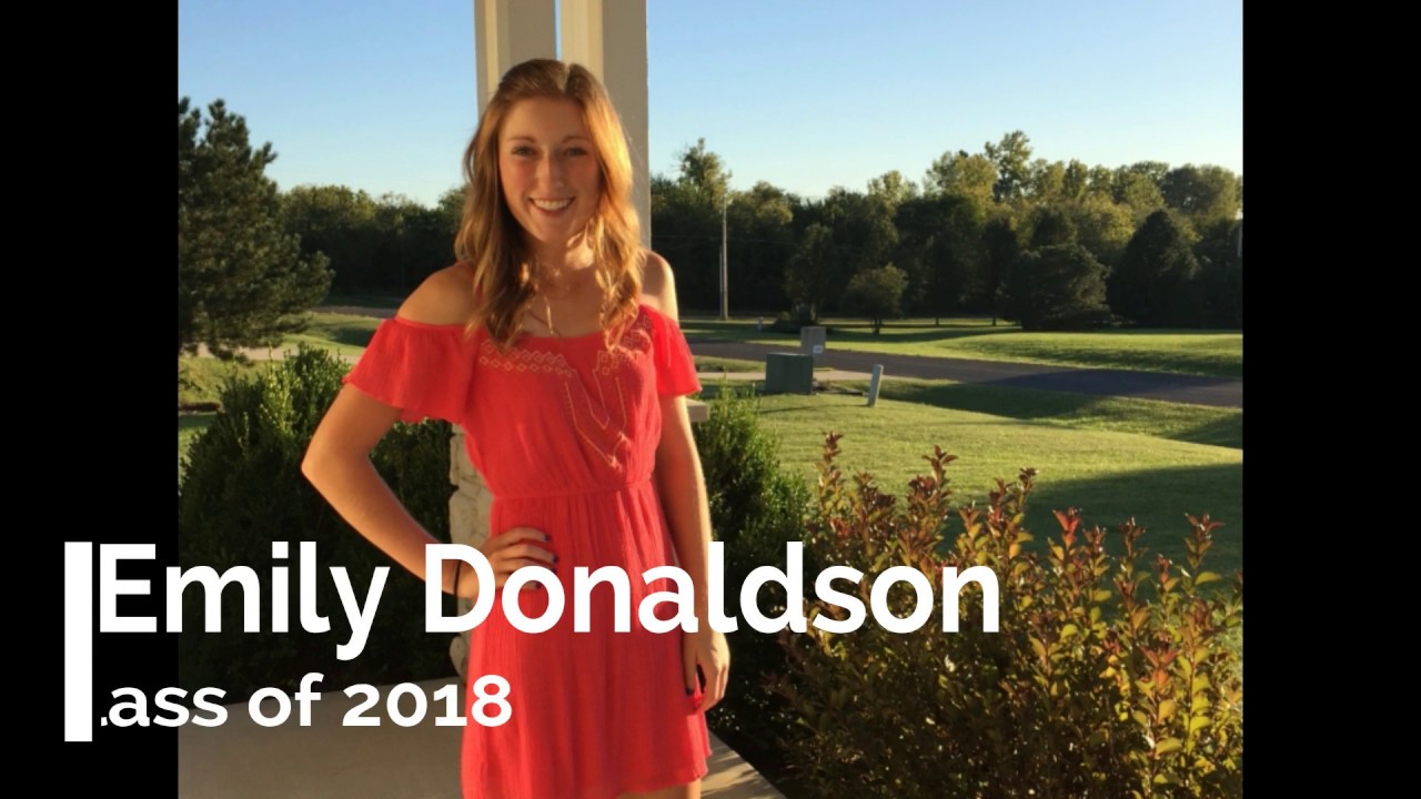 Emily Donaldson Golf Class of 2018 - YouTube