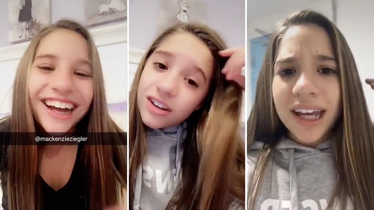 Mackenzie Ziegler | Snapchat Videos | December 2nd 2016 - YouTube