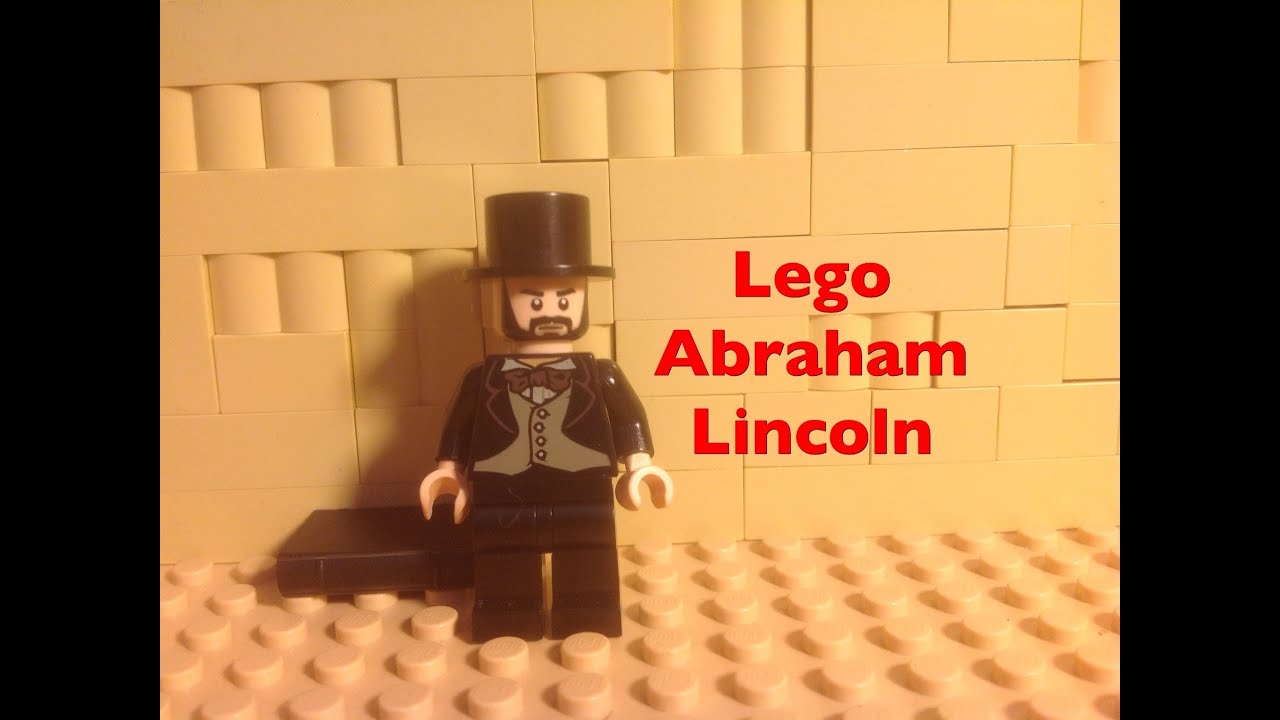 Lego custom Abraham Lincoln minifigure - YouTube