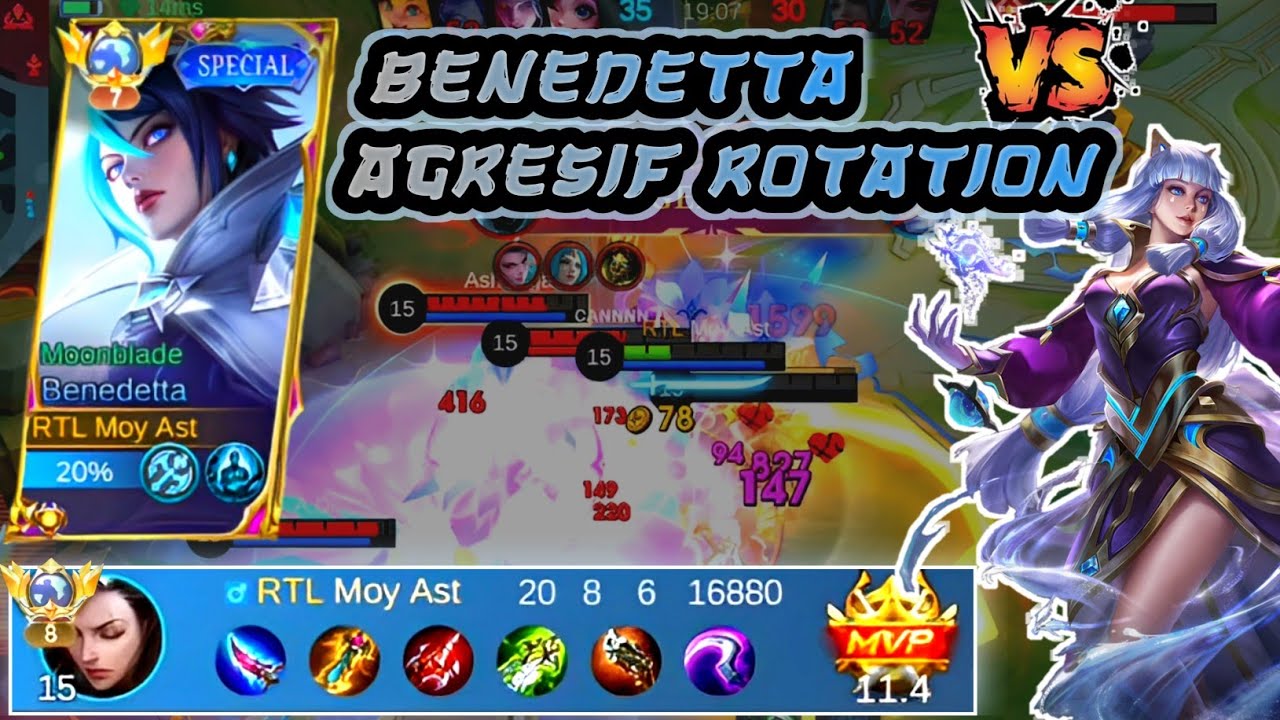 Bendetta Exp Aggressive Rotation | Top Global Benedetta Build Tersakit ...