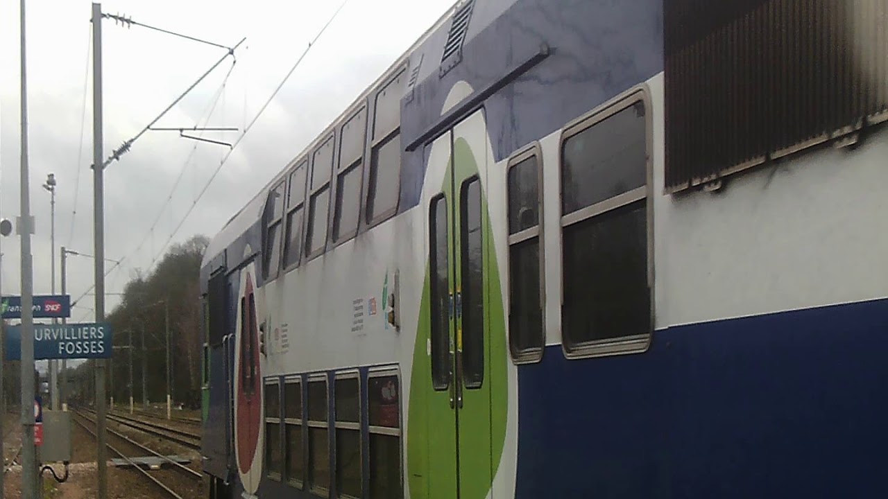 départ de train [Z20500, SURVILLIER FOSSE] - YouTube