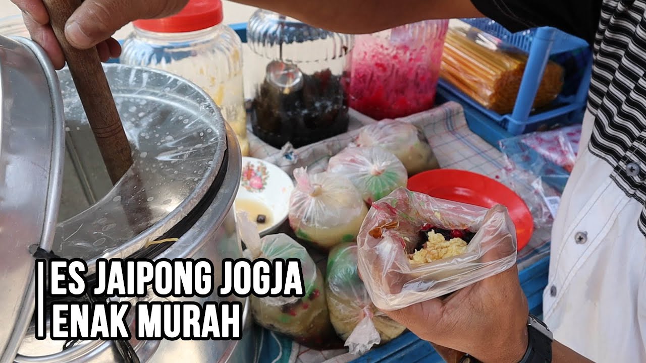 Kuliner Legenda Es Jaipong Jogja Enak 5 Ribuan - Bubur Sumsum - YouTube