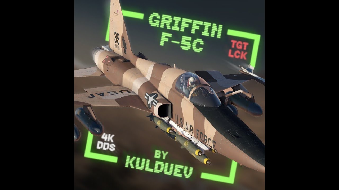 F-5C "Griffin" - Skin for War Thunder - YouTube