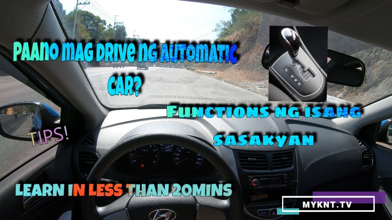 Paano mag drive ng automatic car | Tagalog driving tutorial/review ...
