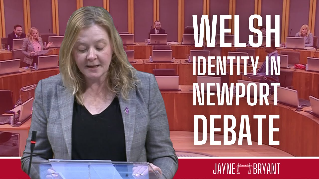 Jayne Bryant | Debate Contribution | Welsh Identity in Newport - YouTube
