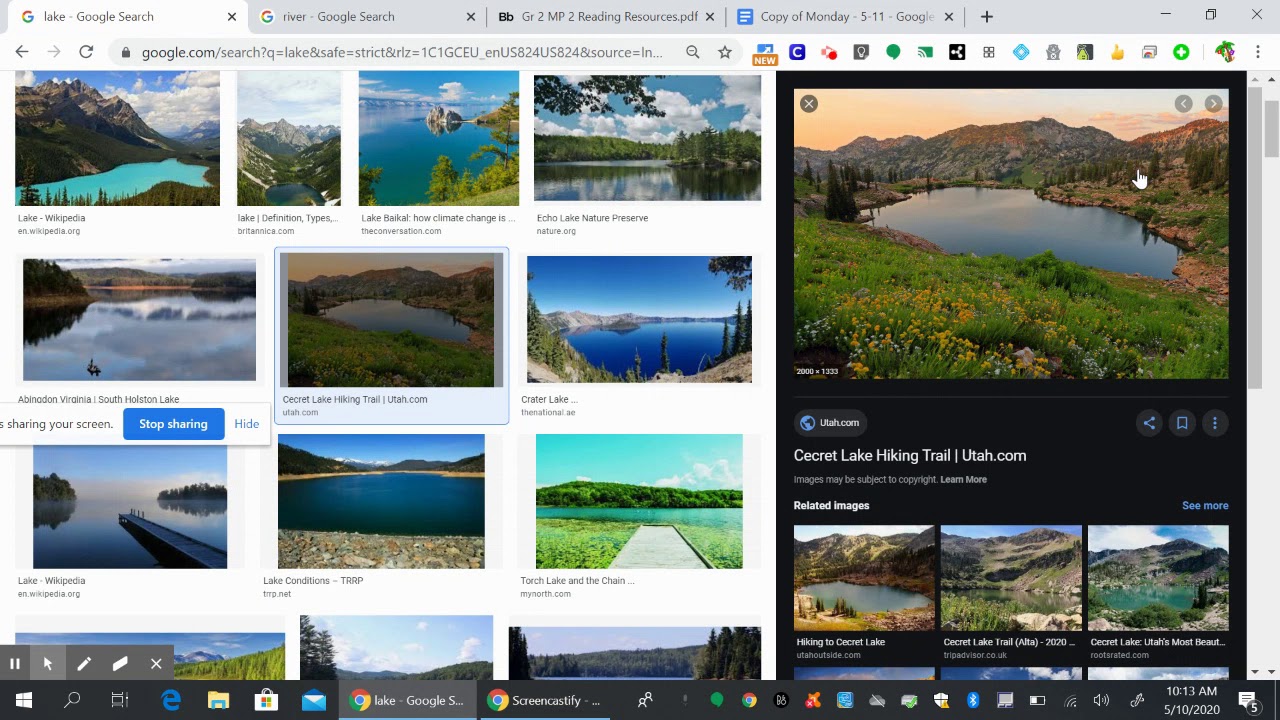 lake vs river venn diagram - YouTube