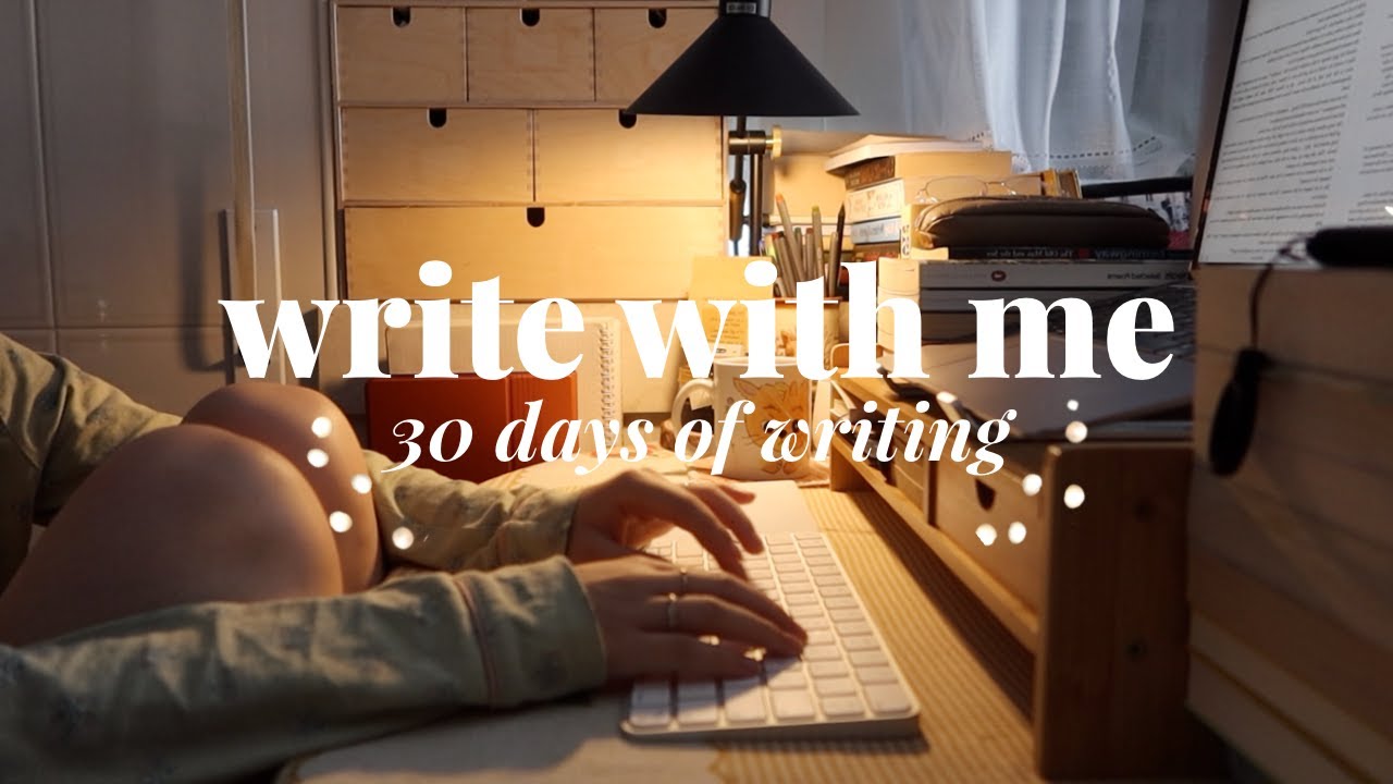 [ambience] rainy day write with me 🌧️ pomodoro timer, typing sounds ...