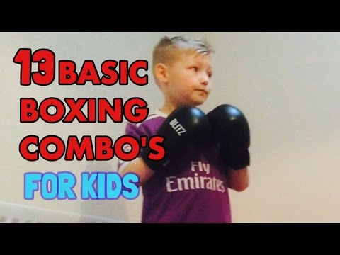 Kids boxing / 13 basic combinations - YouTube