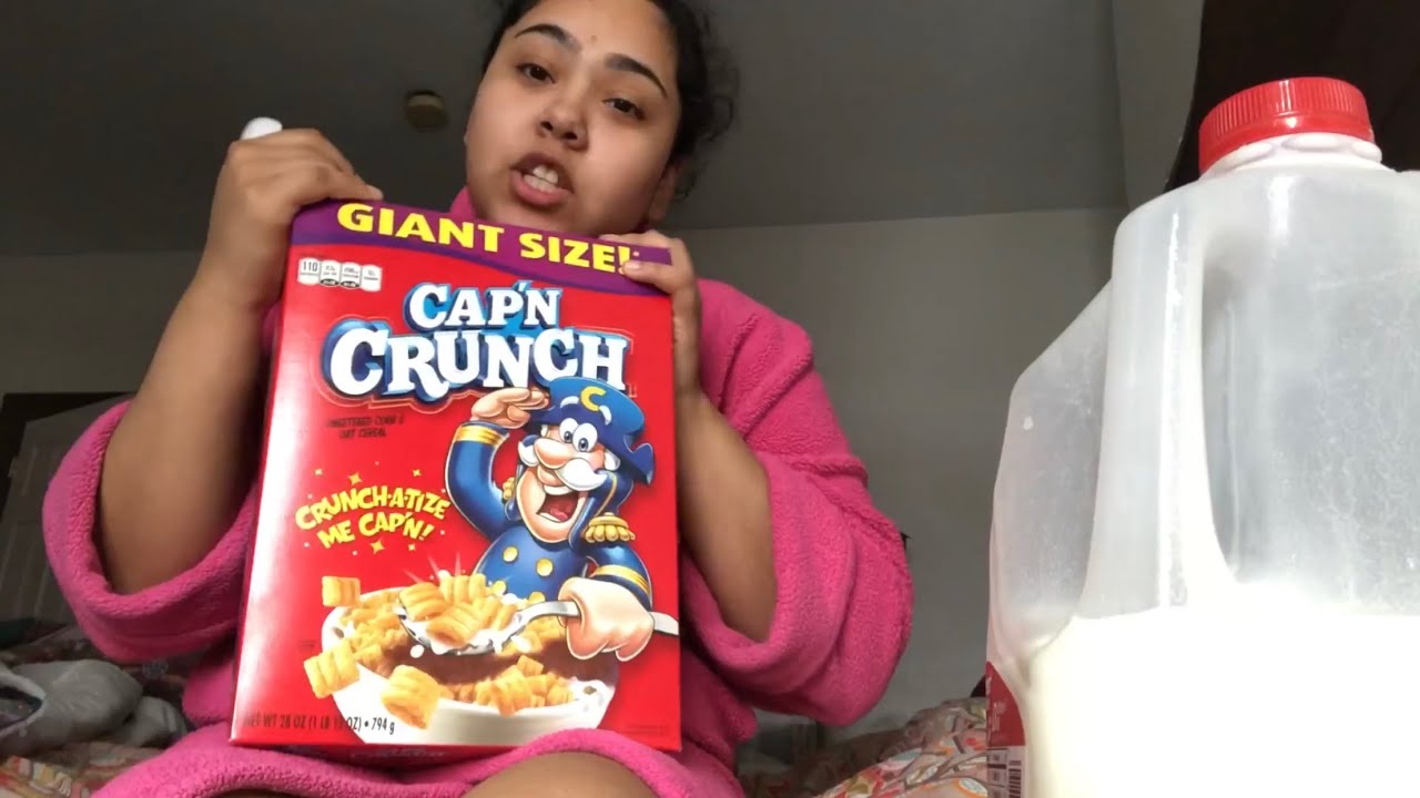 Eating CAP’N CRUNCH for Breakfast - YouTube