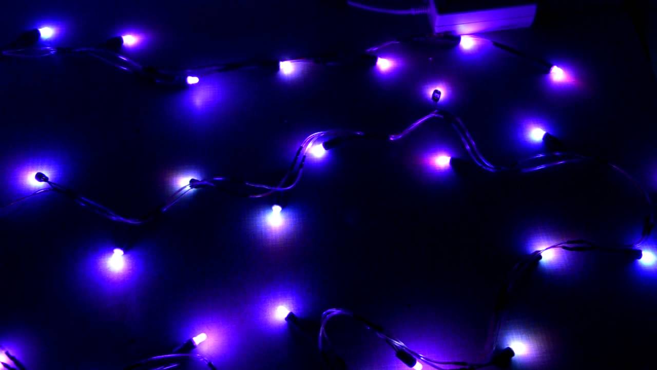 DIY slow glow RGB LED xmas lights! - YouTube
