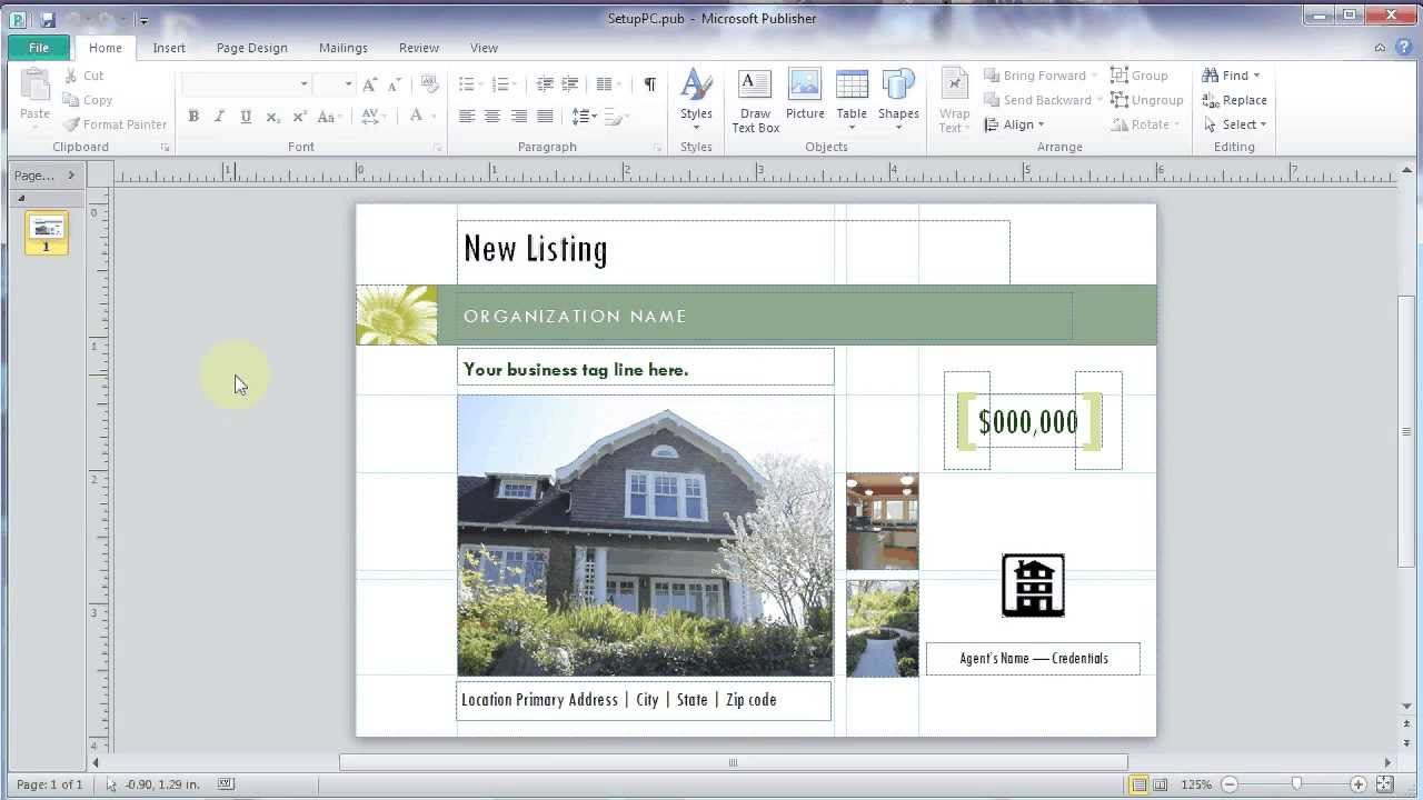 MS Publisher Preparing files for printing - YouTube