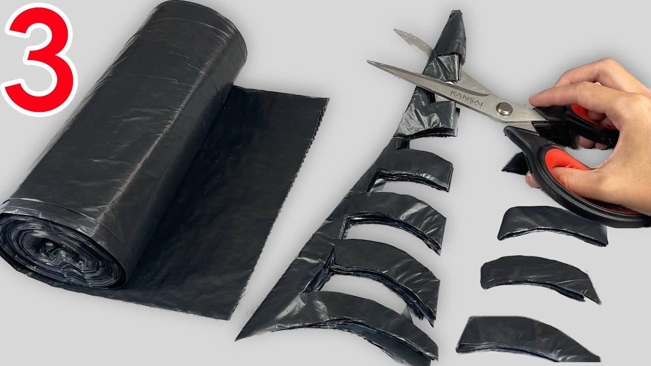 Look What I did With Trash Bags! 3 DIY Ideas. - YouTube