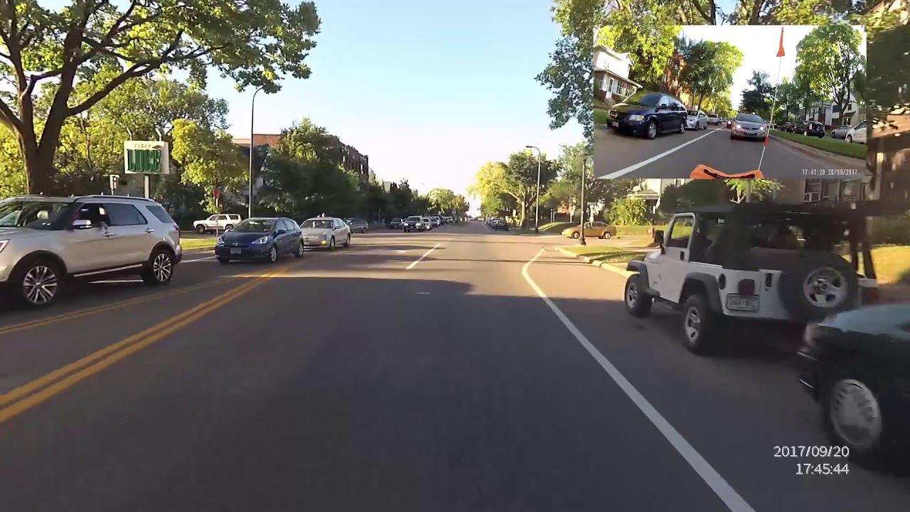 going straight from turn lane + crossing center line + unsignaled pass ...