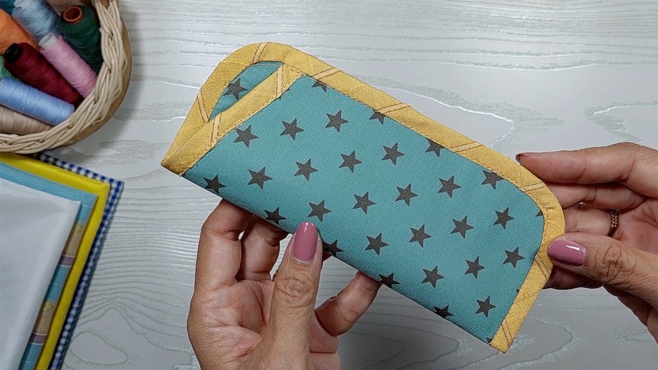 DIY Eyeglass Case / Sunglass Pouch | How to Sew Glasses Case / Glasses Pouch - Sewing Tutorial ...