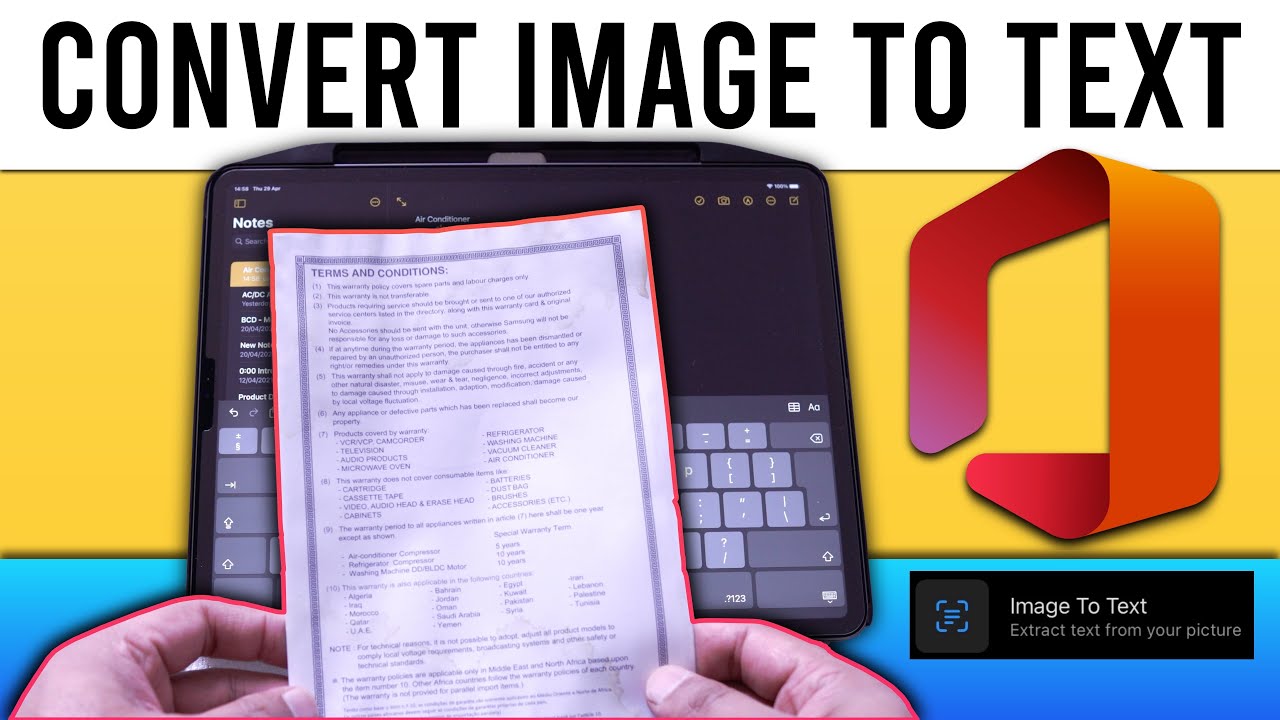 How To Convert IMAGE To TEXT Using MS Office YouTube How To Convert IMAGE To TEXT Using MS Office YouTube