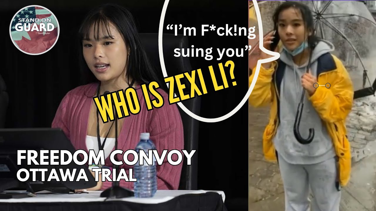 SOG39: Lead Witness Against Freedom Convoy Zexi Li in Tears Caught in ...