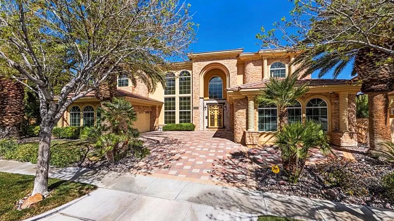 Luxury mansion in Nevada for $ 3,400,000. House tour. - YouTube