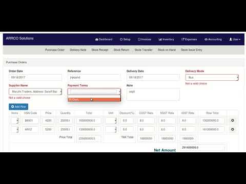 GST Billing Web Application - YouTube