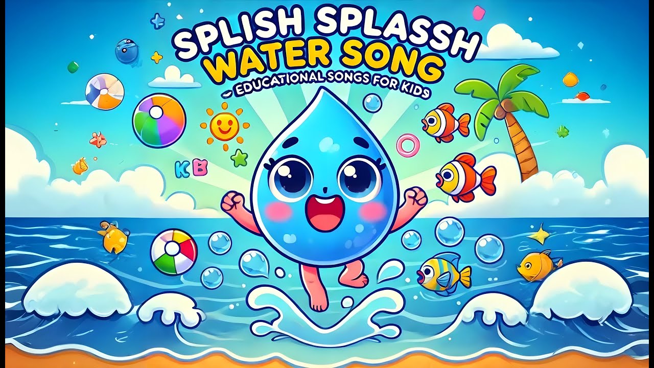 Splish Splash Water Song | Educational Songs For Kids | Giggly Kids ...