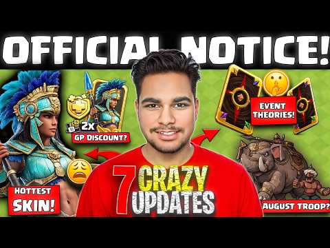 ⚡14th Anniversary UPDATE! New RC Skin, Crafted Defense, New Card Event | Rewards & August Theme| COC