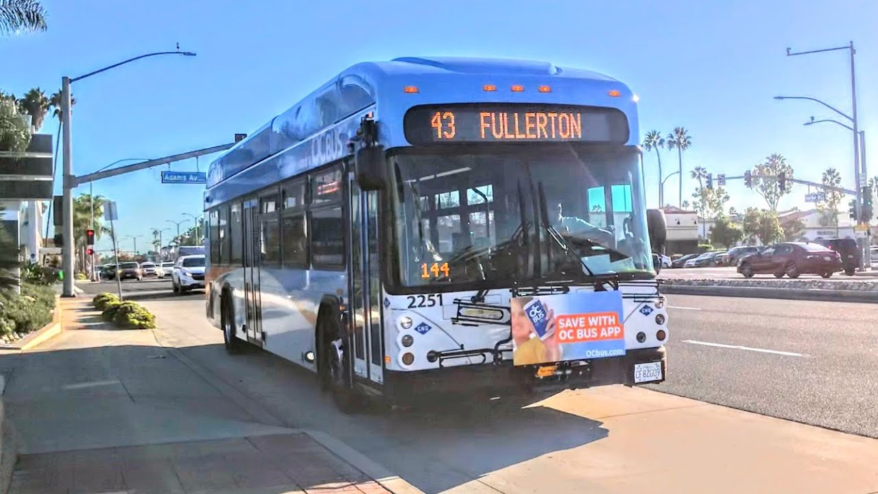 OCTA 2023 Gillig Low Floor Plus CNG 40’ #2251 - YouTube