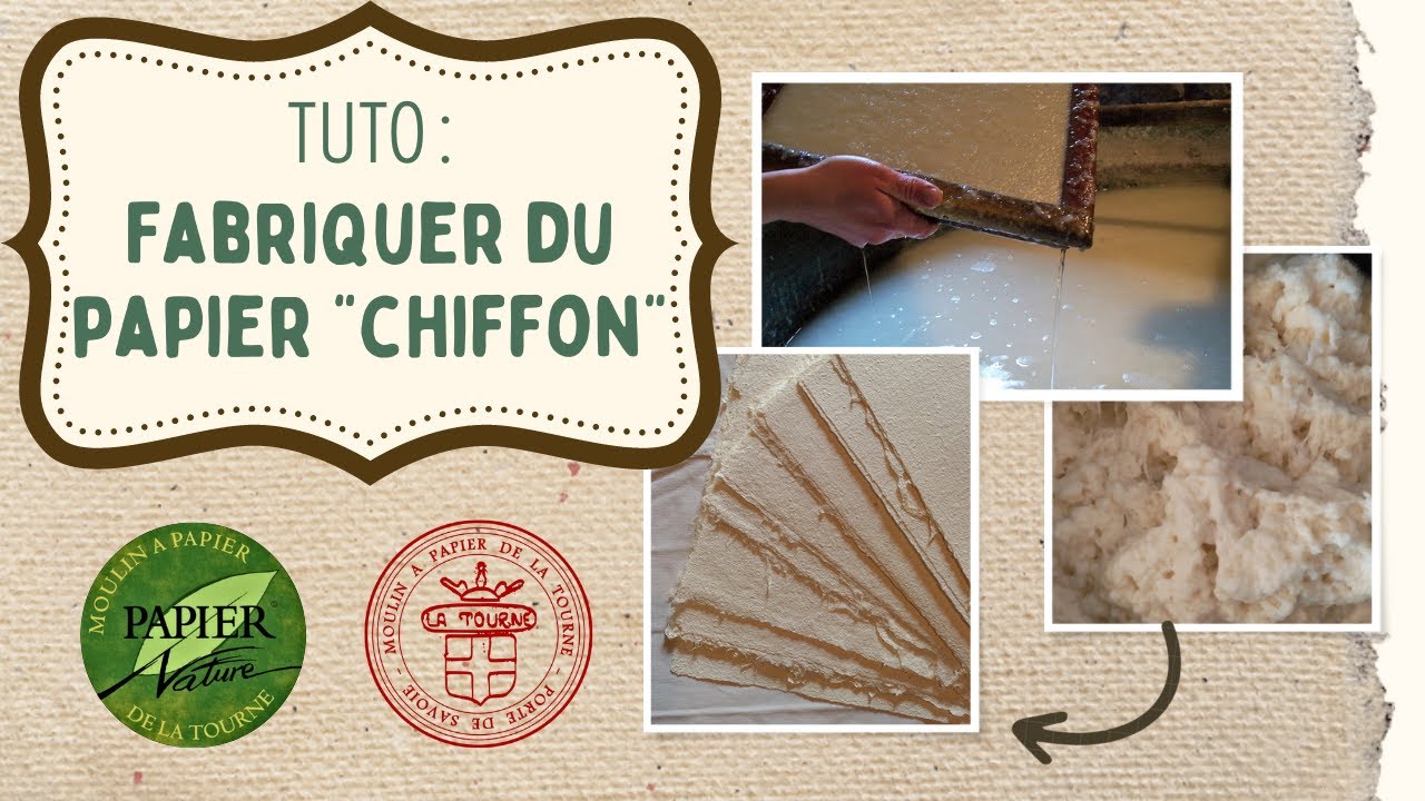 Fabriquer du Papier "chiffon" artisanal à la maison - Tuto DIY en 10 ...