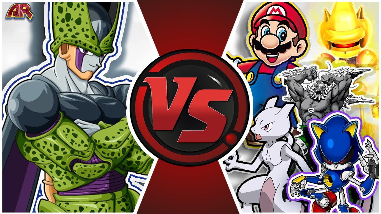 PERFECT CELL vs THE WORLD! (Perfect Cell vs Sonic, Mario, Mewtwo, Mecha ...