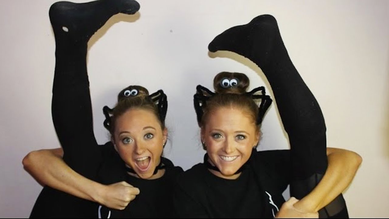 DIY Halloween Hairstyle: Crazy Spider Bun! | Sam and Teagan - YouTube