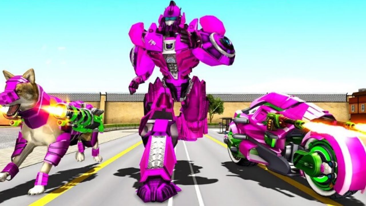 Dog Robot Transform Moto Robot Transformation Android Gameplay - YouTube