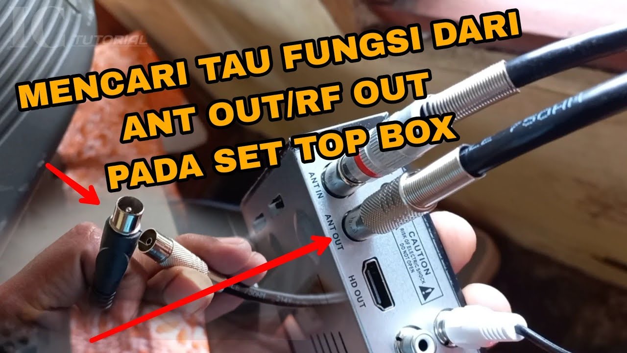 Fungsi dari ant out/rf out pada set top box - YouTube