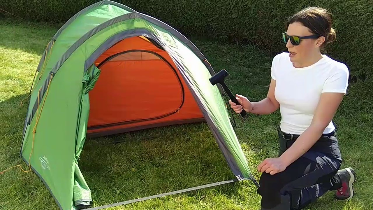 Pitching a tent - YouTube