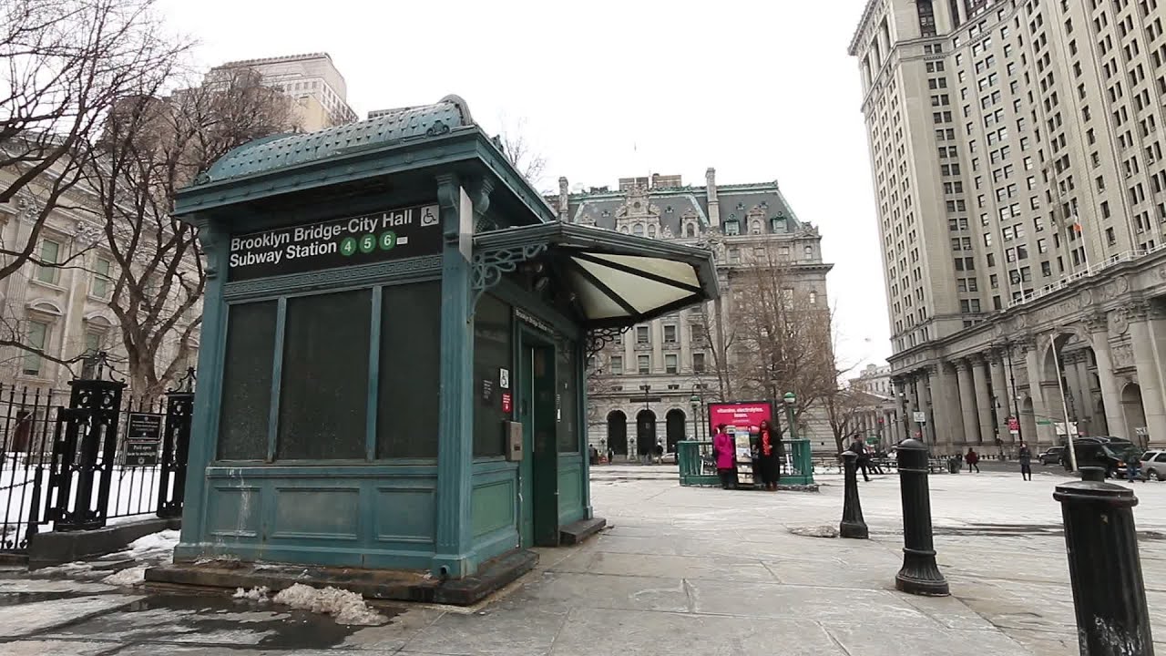 New York City Subway: IRT Lexington Avenue Line at Brooklyn Bridge–City ...