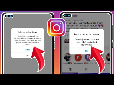 İnstagram Topluluğumuzu Korumak İçin Hatası Çözümü - 1 Dakikada!